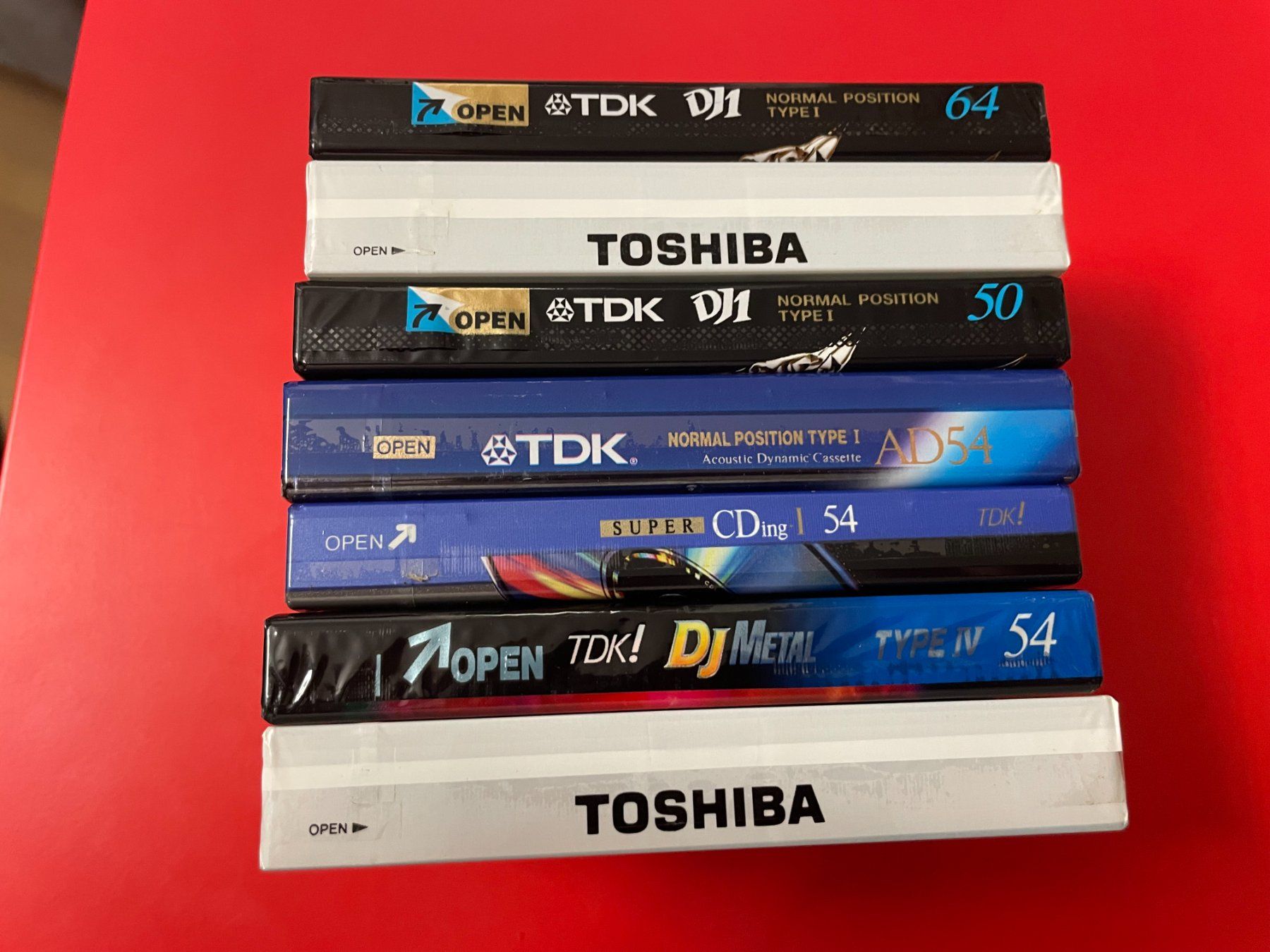 7 Audio Kassetten Type I/II und IV als seltenes Konvolut! (Neu und ...