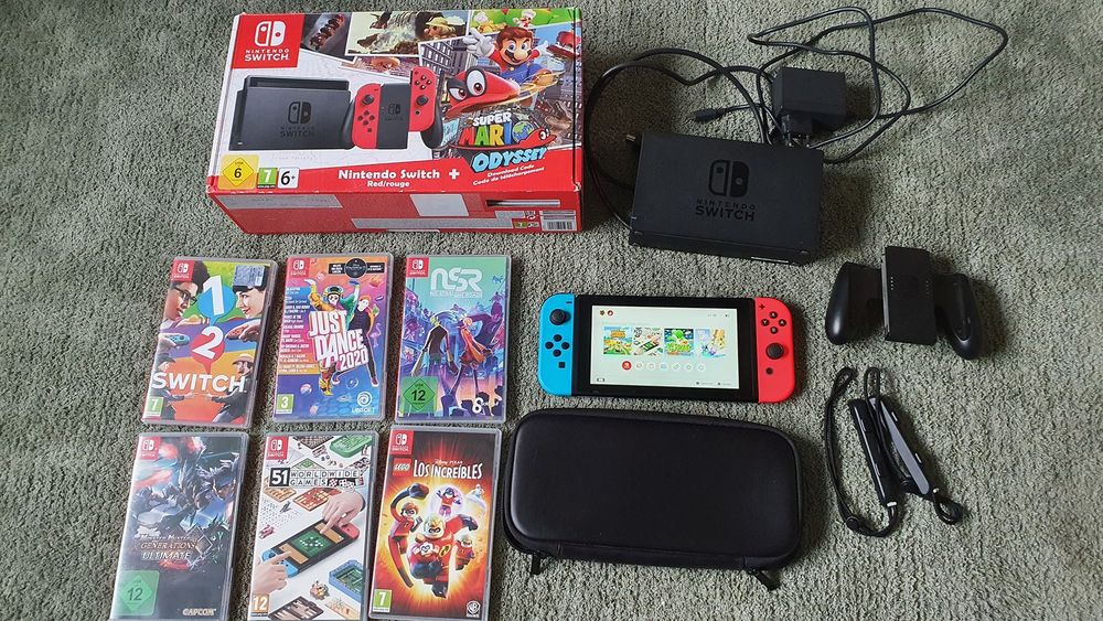 Konsole Nintendo Switch + 6 Spiele (Gebraucht) in Autigny für CHF 217 ...