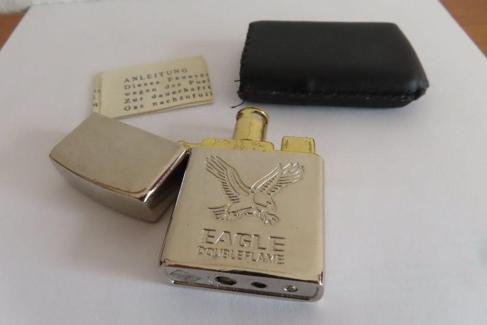 Eagle Double Flame Feuerzeug Gas (Gebraucht) in Basel für CHF 4 – mit Lieferung auf Ricardo kaufen