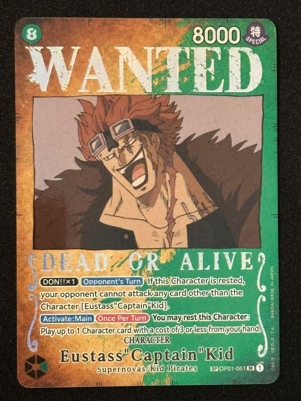 Eustass"Captain"Kid OP01-051 (OP03) – One Piece TCG – NM (Gebraucht) in ...