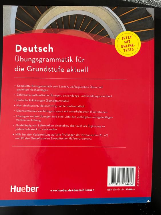 Deutsch Übungsgrammatik für die Grundstufe aktuell Hueber (Neu (gemäss ...