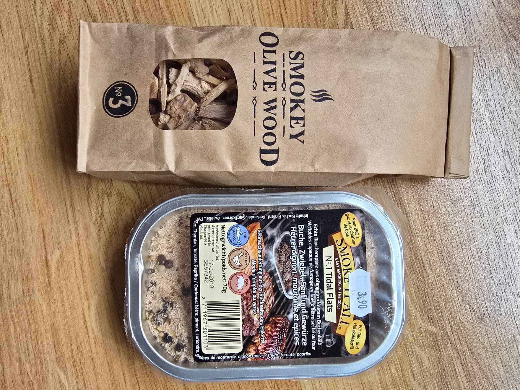 Smokey Olive Wood & Tidal Flats Räucher-Set für Grill (Gebraucht) in ...