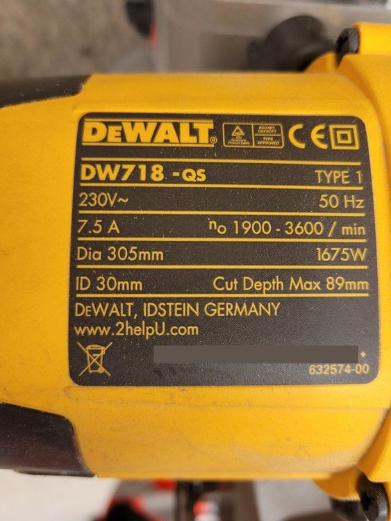 DeWalt DW718 Gehrungssäge (Gebraucht) in für CHF 240 – nur Abholung auf ...