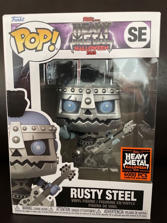 Funko pop Heavy Metal Halloween 2023 Rusty Steel limited edi (Neu und ...