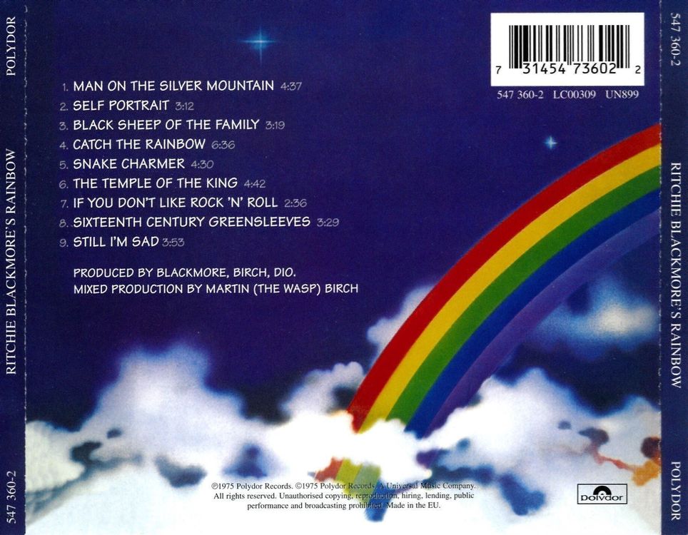 RAINBOW - RITCHIE BLACKMORE'S RAINBOW CD | Kaufen auf Ricardo