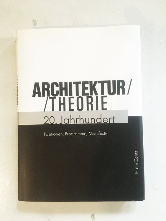 Architekturtheorie 20. Jahrhundert - (Gebraucht) in Zürich für CHF 17 – mit Lieferung auf ...
