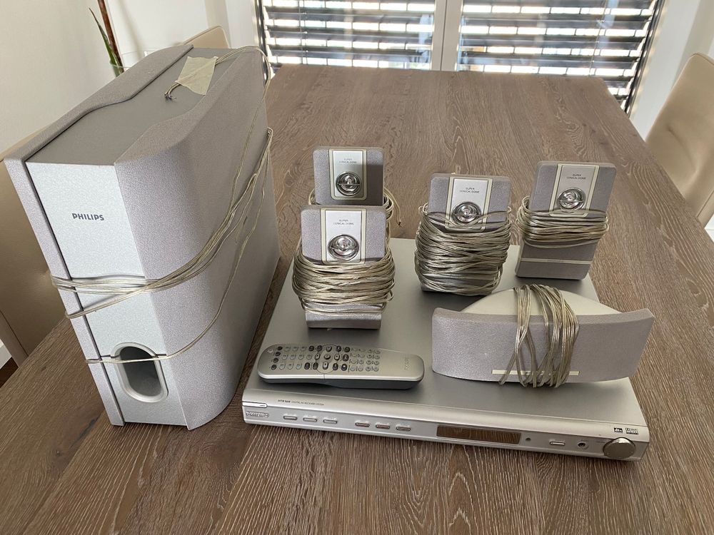 Philips HTR5000 Digital AV Receiver-System (Homecinema 5.1) (Gebraucht ...