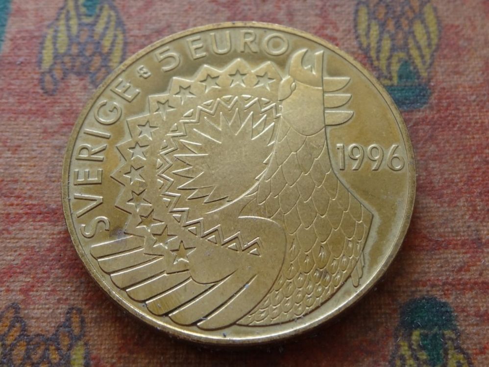 SVERIGE 5 EURO 1996 SELMA LAGERLOF 1858-1940 (D'occasion) à Romanel-sur ...