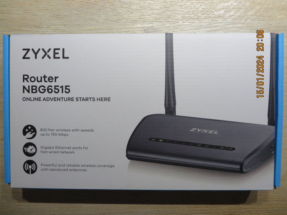 Router Zyxel Firewall NBG6515 v2 WiFi 5 neu! (Neu und originalverpackt ...