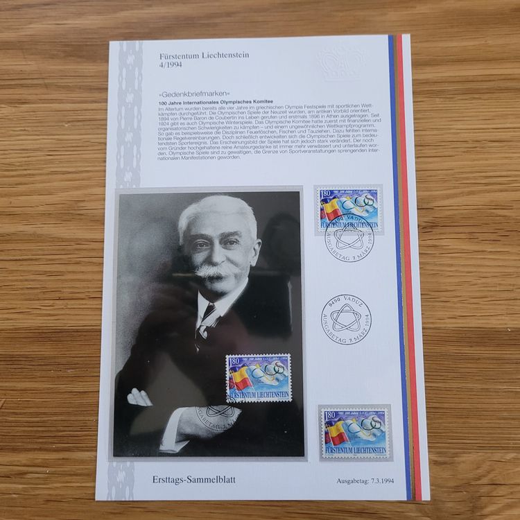 Documente Fürstentum Liechtenstein Vaduz 1994 (Gebraucht) in Biel/Bienne für CHF 1 – mit ...