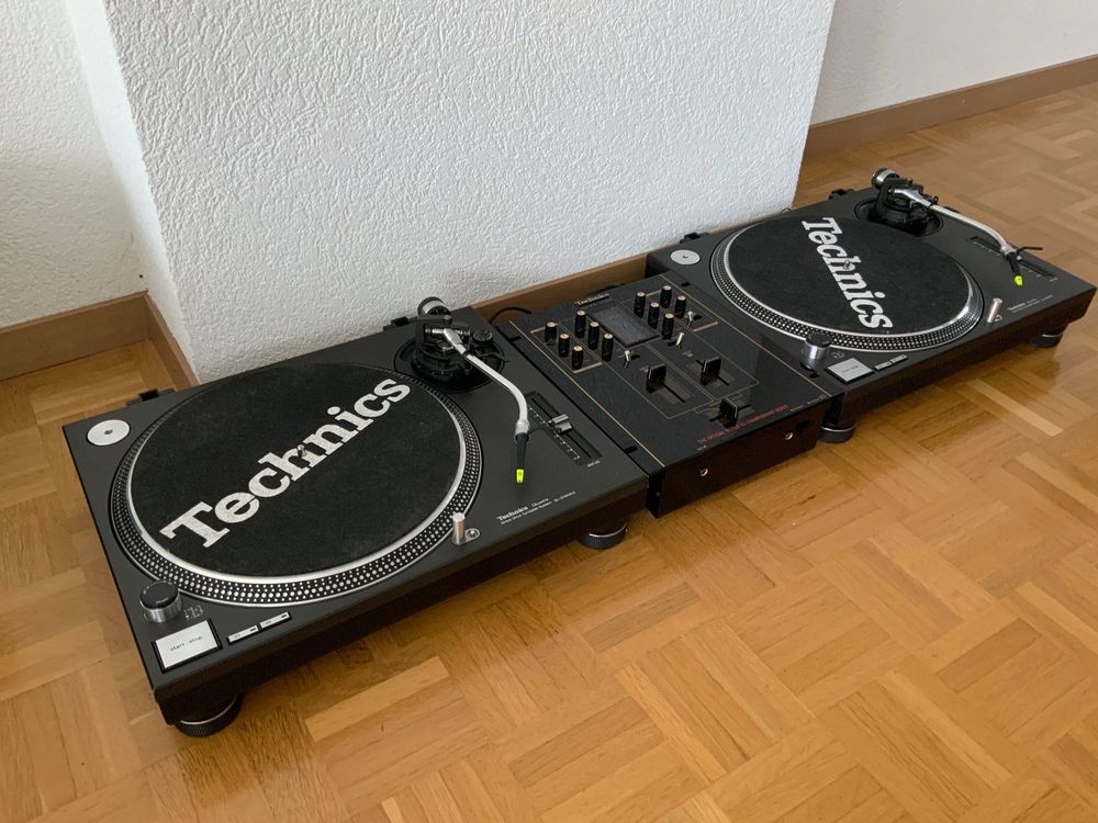 DJ-Set Technics komplett (2x SL-1210MK2 + SH-DJ1200) (Gebraucht) in ...
