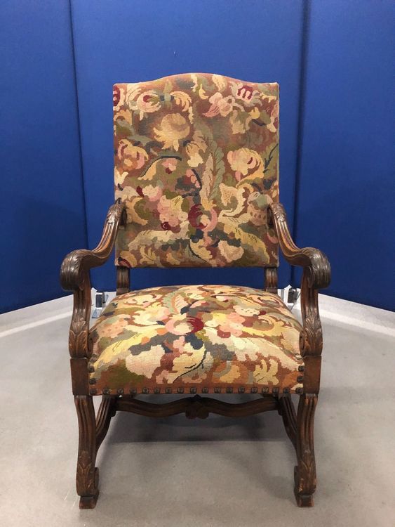 Antiker Gobelin Sessel | Kaufen auf Ricardo