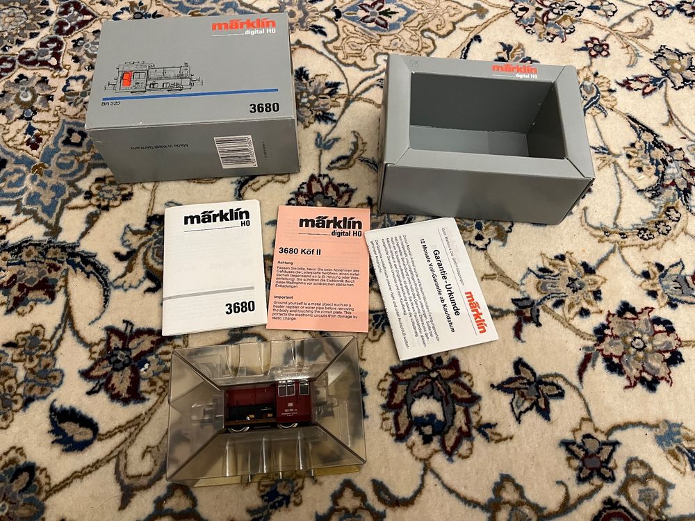 Märklin 3680 Diesellok Köf II der DB, BR 323 5306 in OVP, H0 | Kaufen ...