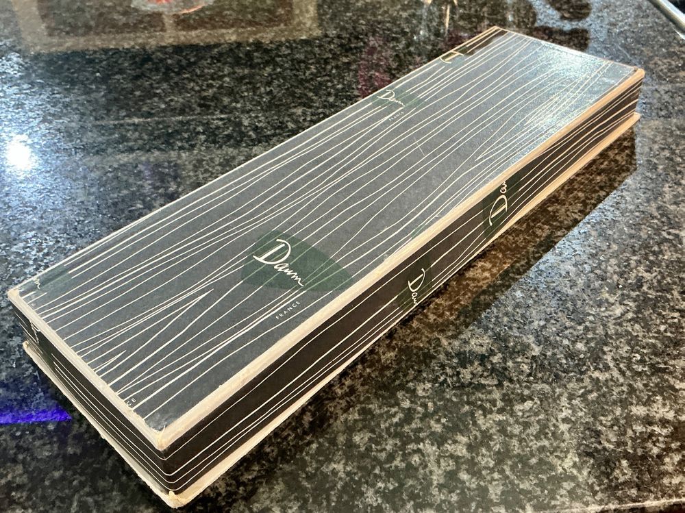 DAUM FRANCE 12 VINTAGE BLEIKRISTALL MESSERBÄNKE SIGNIERT,TOP (Gebraucht ...