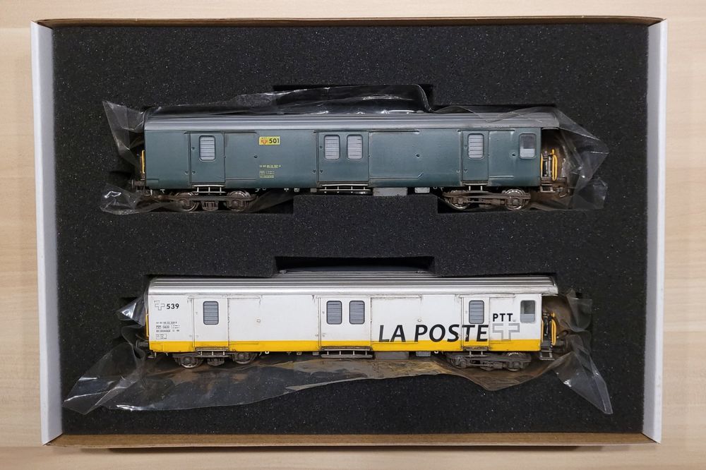 Heris 13051 SBB Postwagen Z4 2-teilig, gealtert, limitiert (Neu und ...