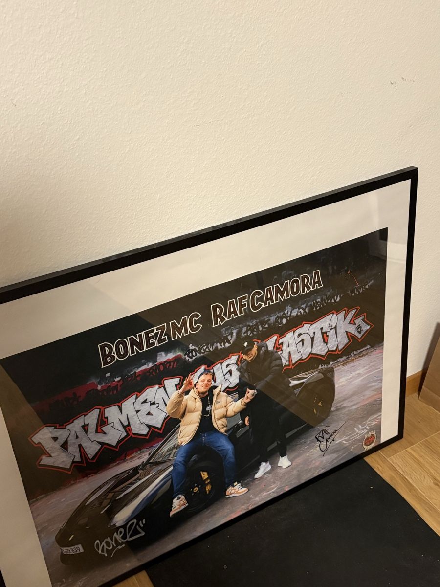 Bonez MC & Raf Camora Poster XXL Mit autogramm (Neu (gemäss ...