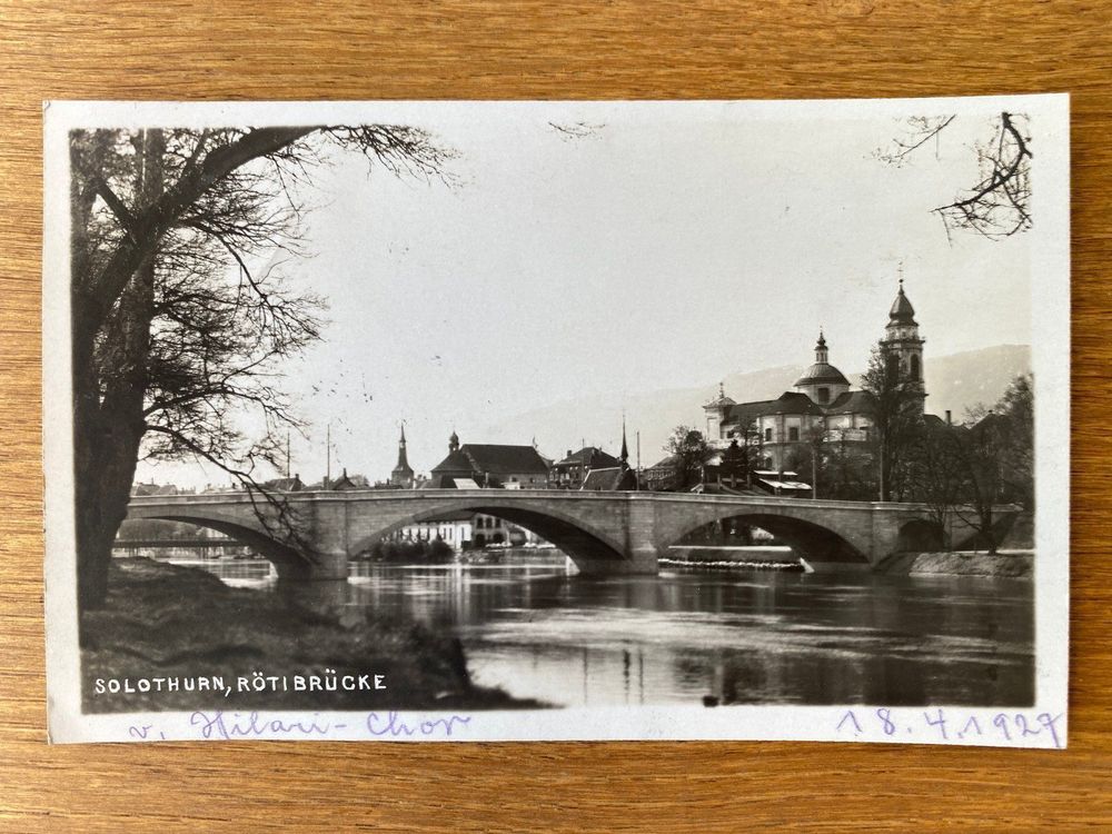 Antike Postkarte Solothurn 1927 | Kaufen auf Ricardo