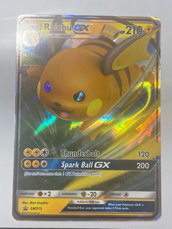 Pokemon-Karte Raichu GX (Neu (gemäss Beschreibung)) in Stadel für CHF 2 ...