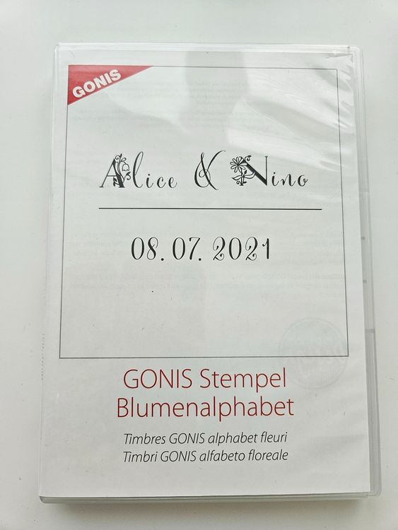 Silikon Stempel GONIS (Gebraucht) in Dierikon für CHF 25 – mit Lieferung auf Ricardo kaufen