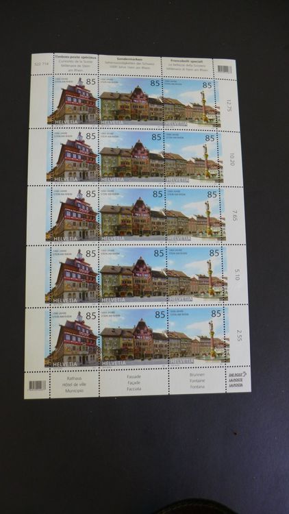Briefmarken Schweiz (Neu (gemäss Beschreibung)) in Basel für CHF 35 – mit Lieferung auf Ricardo ...