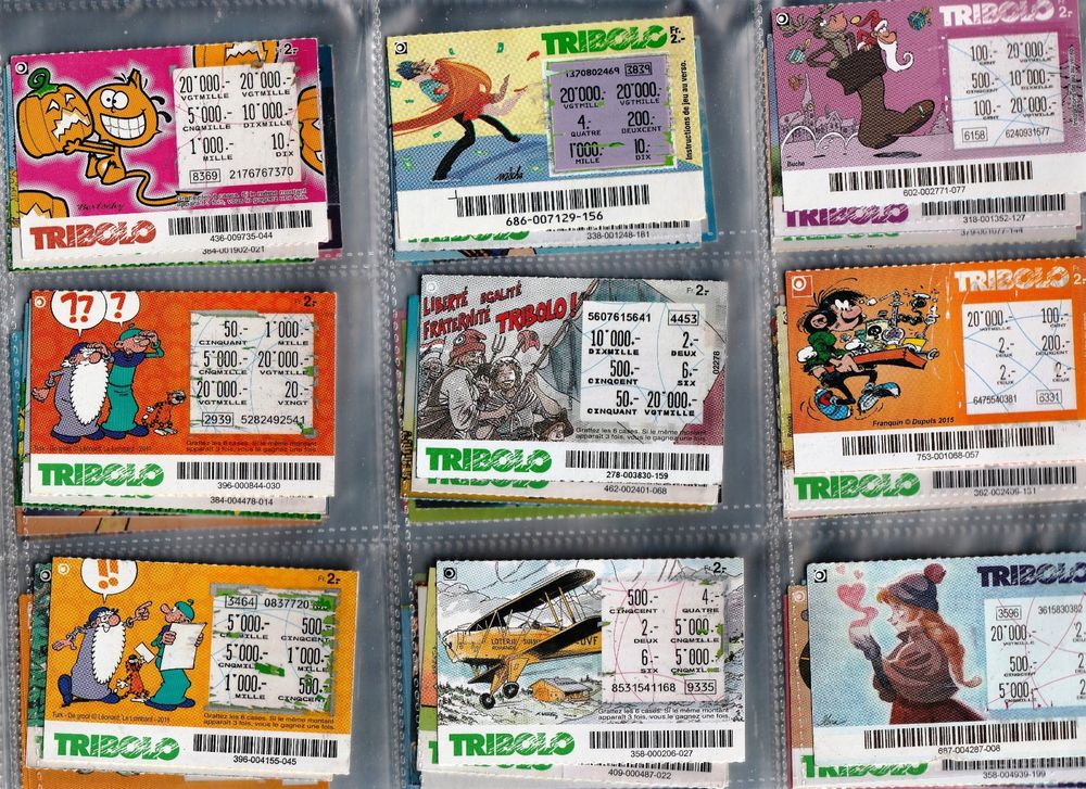 Classeur 111 Tribolo usagés différents pour collectionneur (D'occasion ...