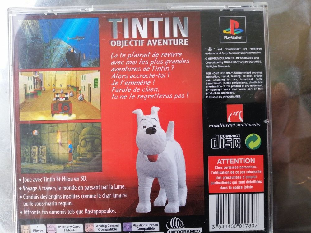 Tintin Objectif Aventure PS1 (Gebraucht) in Moutier für CHF 16 – mit ...