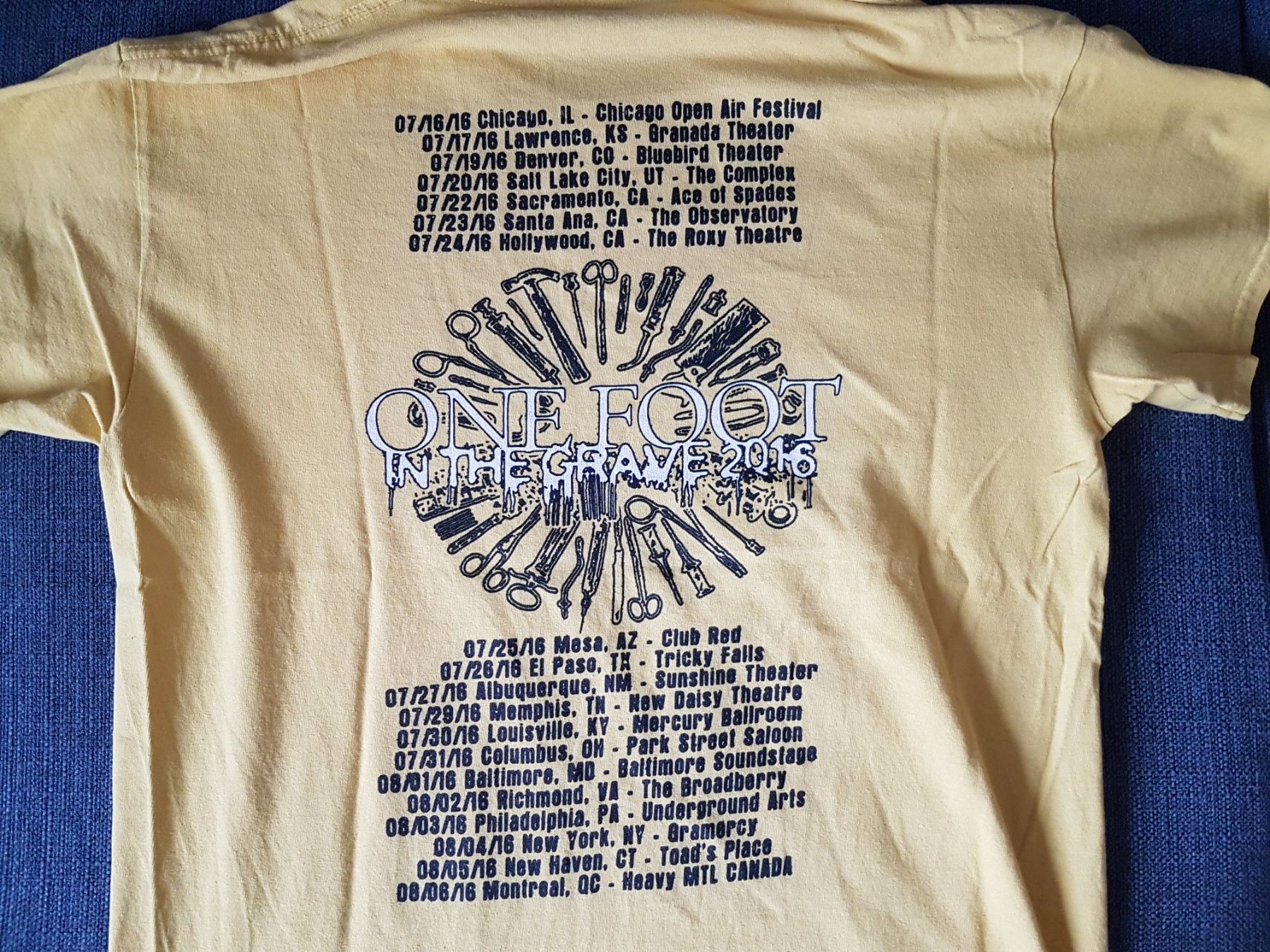 Carcass Tour Shirt, Death Metal Heavy Metal - L (Gebraucht) in ...