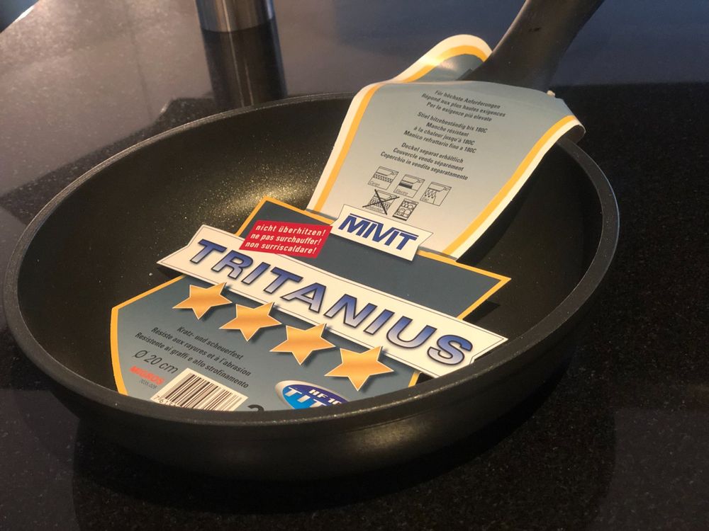 Mivit Titan · Bratpfanne · 20 cm, Kratz und scheuerfest (Neu und ...