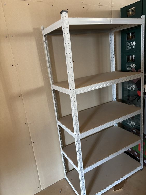 Praktisches Regal mit 5 Fächern Gestell Kellerregall (Gebraucht) in ...
