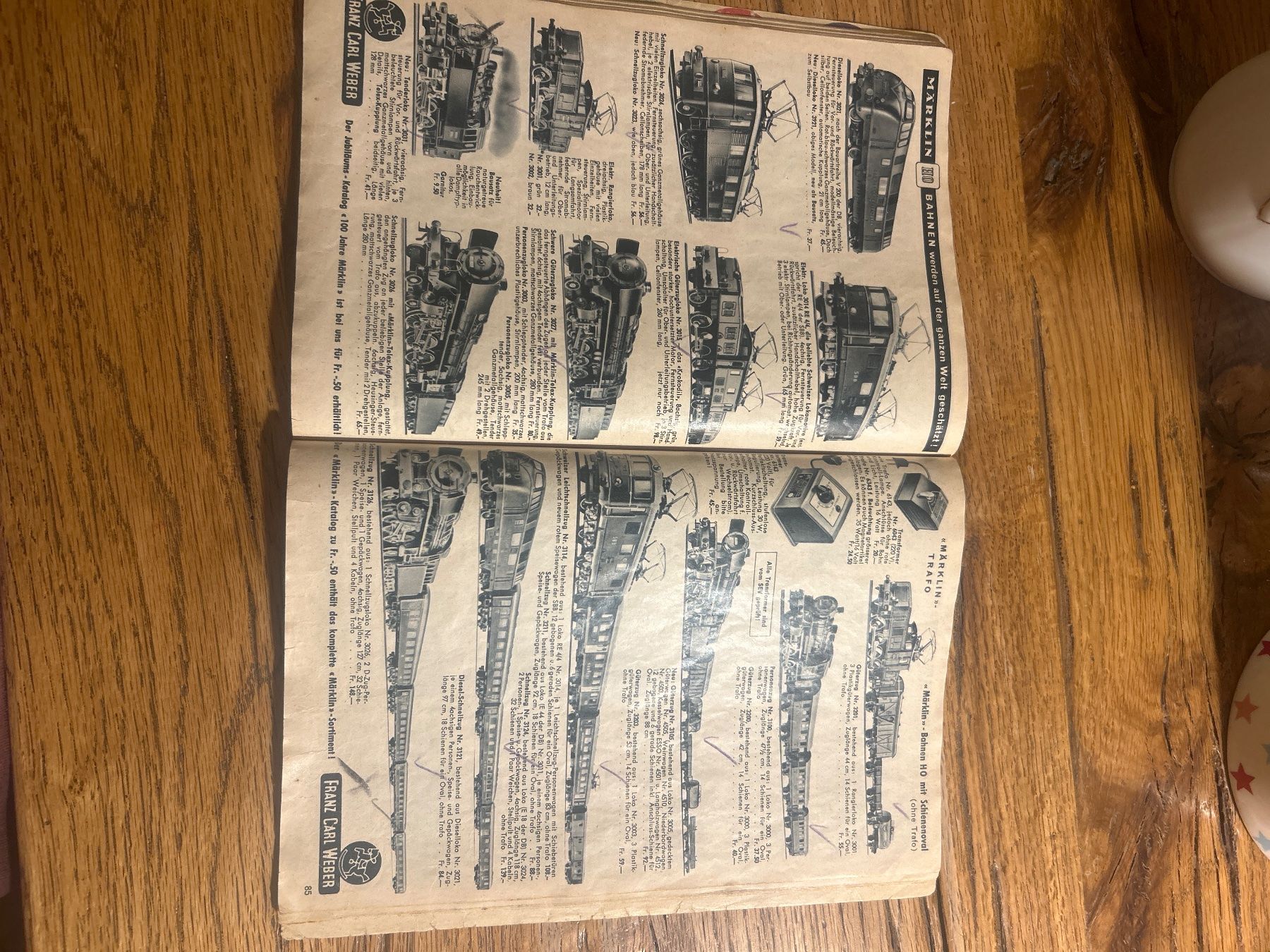Franz Carl Weber Katalog Rarität aus den 1959 (Gebraucht) in Gasel für ...