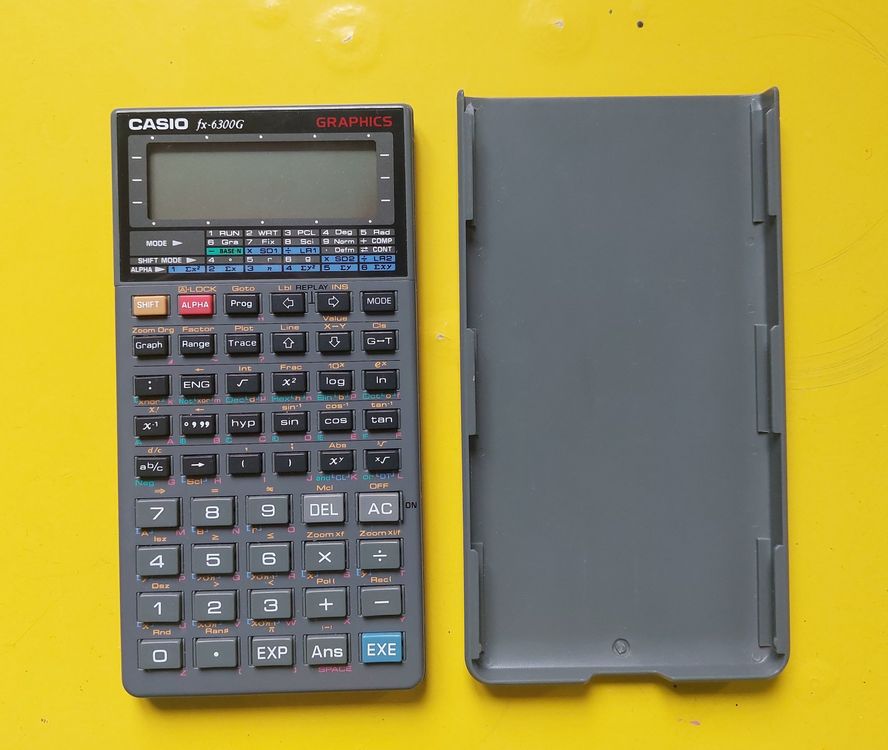 CASIO fx-6300g Taschenrechner mit Anleitung, neue Batterien (D'occasion ...