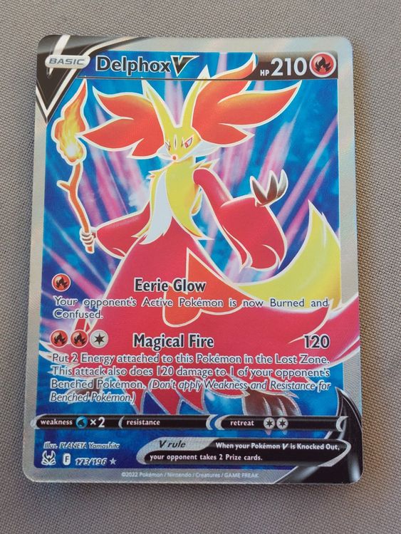 Delphox V Full Art - Lost Origin - EN | Kaufen auf Ricardo