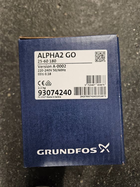 Grundfos Alpha2 GO 25-60 180 (Gebraucht) in Tägerwilen für CHF 180 ...