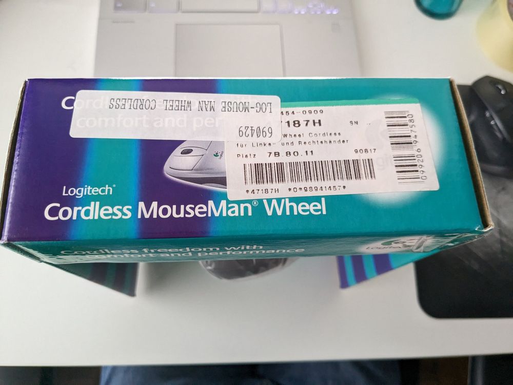 Logitech Cordless Mouseman Wheel Neu OVP Windows 98 [A1] (Neu und ...
