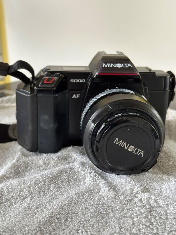 Fotoapparat Minolta 5000 inkl. 2 Objektive, Blitz und Filter (Gebraucht ...