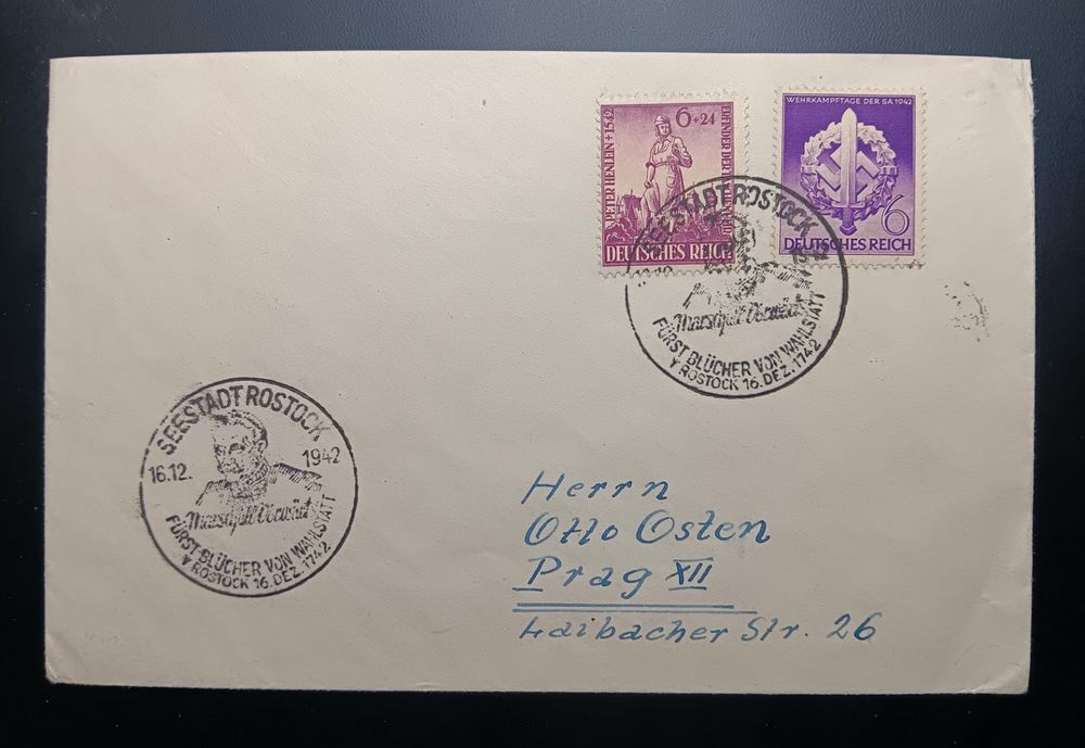 Deutsches Reich Brief mit Sonderstempel 1942 (Gebraucht) in Holderbank ...