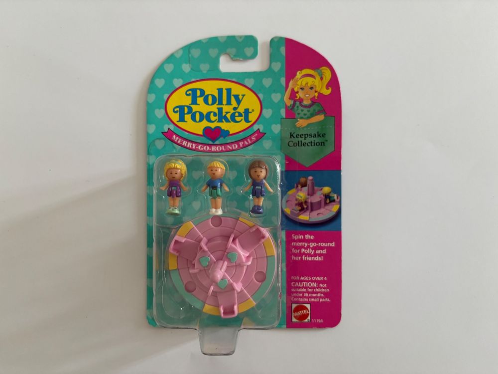 Polly Pocket Bluebird 1993 Merry-Go-Round Pals - neu (Neu und ...