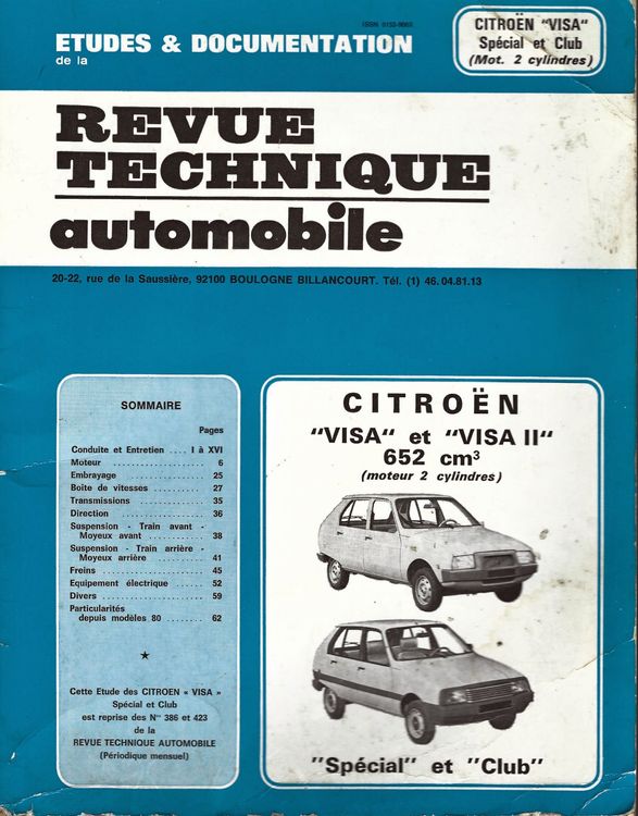 Revue technique automobile Citroën Visa | Kaufen auf Ricardo Revue technique automobile Citroën Visa | Kaufen auf Ricardo