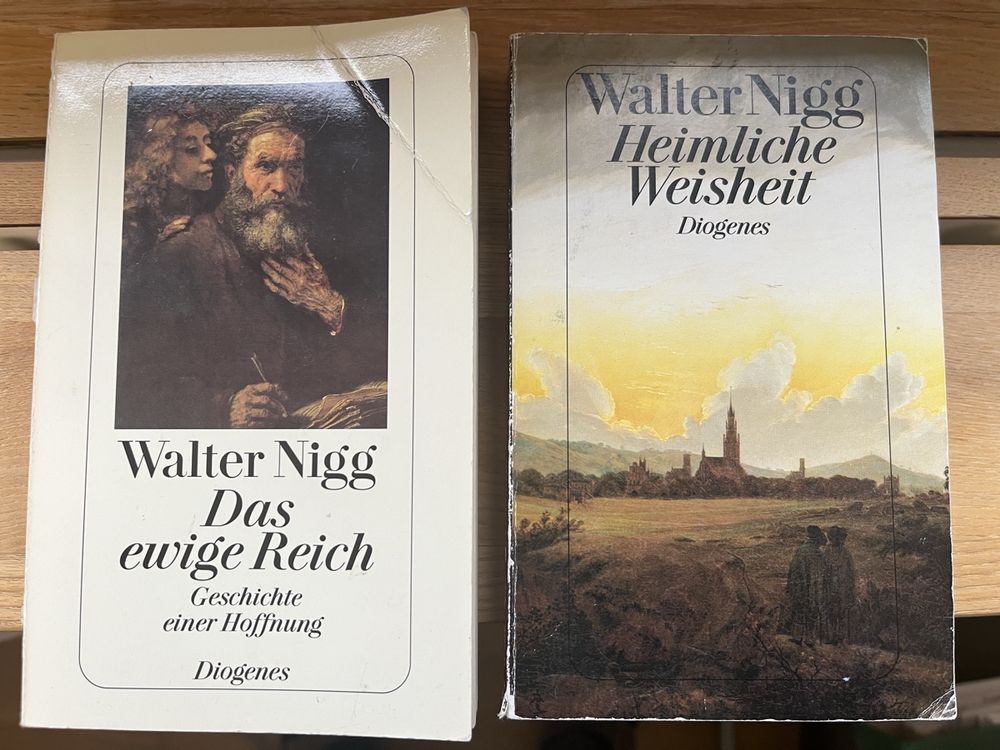Walter Nigg: Das ewige Reich & Heimliche Weisheit, 2 Bücher (Gebraucht ...