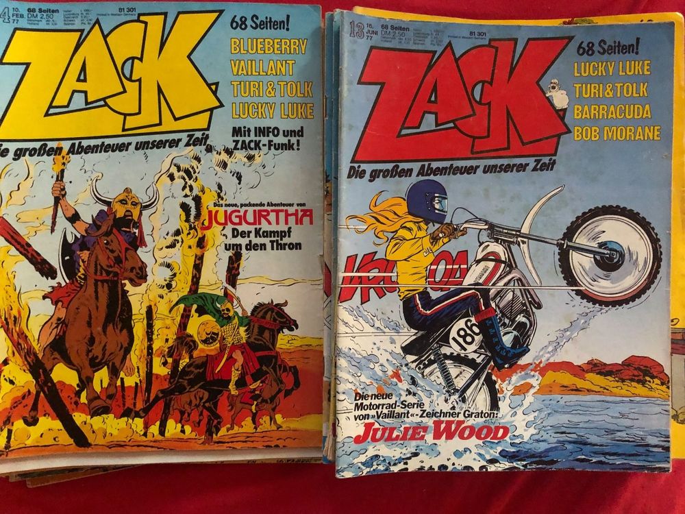 22 Zack Comic Magazine aus dem Jahr 1977 | Kaufen auf Ricardo
