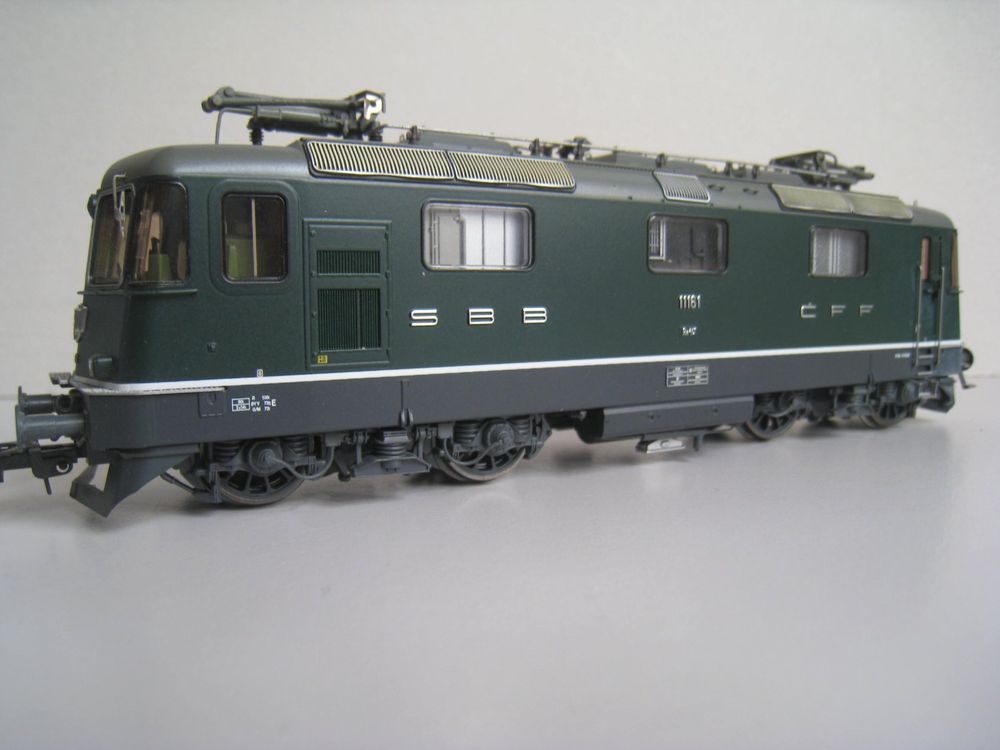 Roco Re 4/4 II 11161 grün 2 Pantos, Analog+Schnittst. 72406 (Gebraucht ...