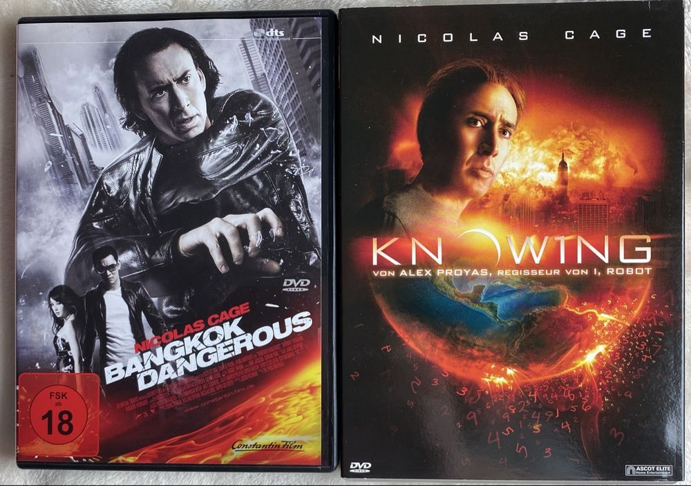 2 DVDs: Bangkok Dangerous, Knowing - Nicolas Cage (Neu (gemäss Beschreibung)) in Au ZH für CHF 2 ...