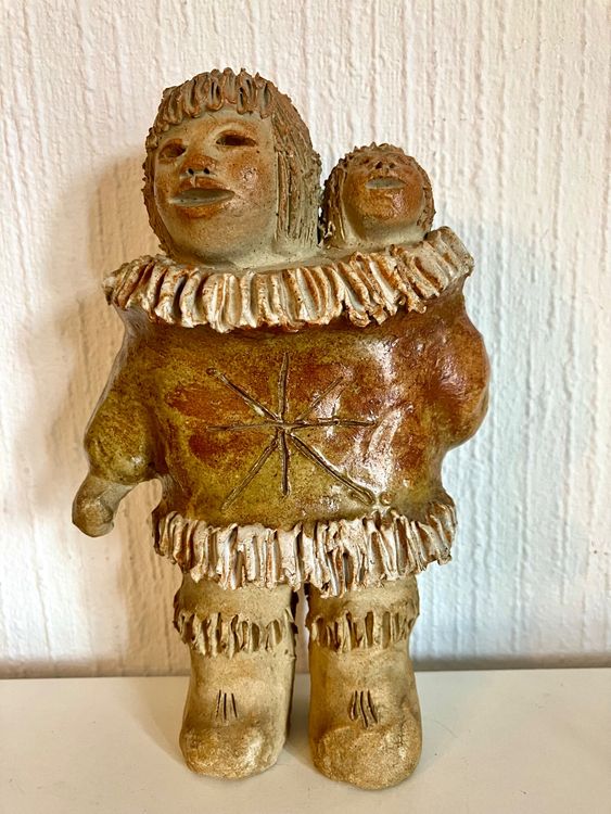 Figurine Céramique Vintage Inuit 18,5cm 👋🏽 (D'occasion) à Peseux pour ...