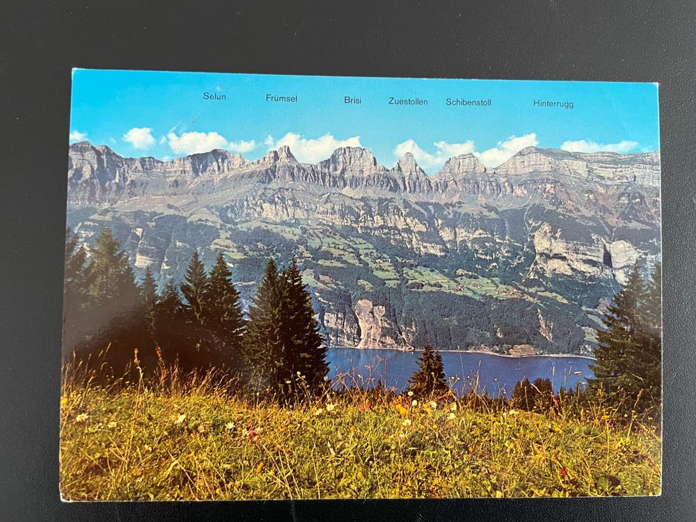 AK SG Flumserberge, Ausblick auf Walensee und Churfirsten | Kaufen auf Ricardo
