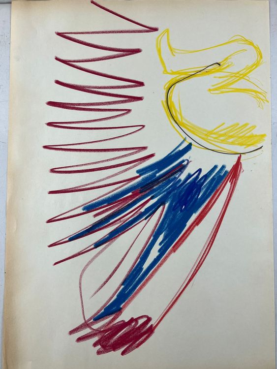 Abstrakte Zeichnung aus Galerie Nachlass (Gebraucht) in Neuhausen am Rheinfall für CHF 10 – mit ...