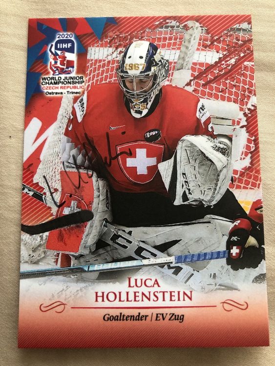 Luca Hollenstein EVZ Hockey Card (Gebraucht) in Meierskappel für CHF 4 ...