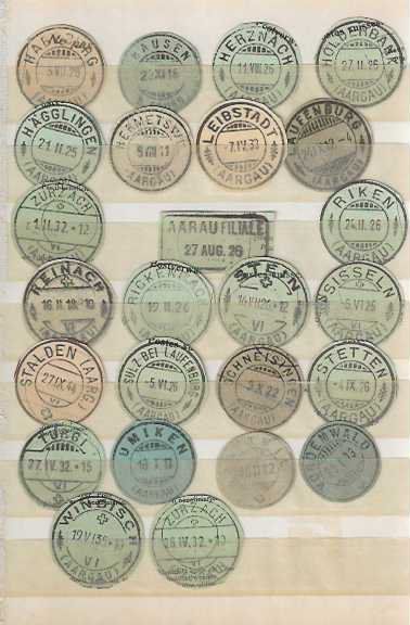 timbre oblitération Aarau (D'occasion) à Sorvilier pour CHF 5 – avec livraison | Acheter sur Ricardo