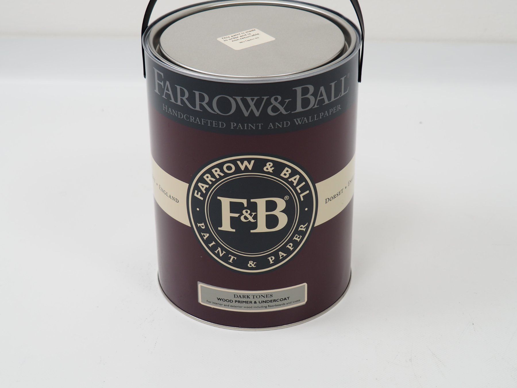 FARROW & BALL Wood Primer - Dunkle Töne 5l (26021620PL) (Neu (gemäss ...