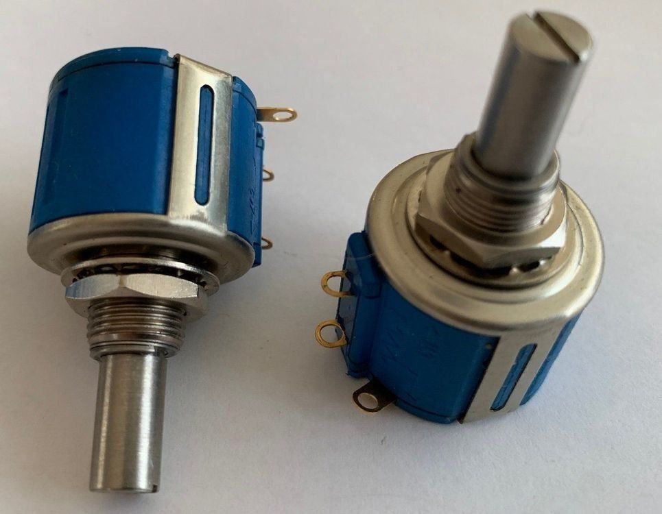 2 Stück Poti Bourns 1 K 2% LIN+/- .25% - Potentiometer (Neu (gemäss ...