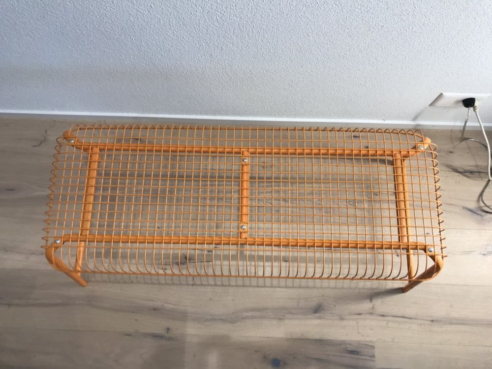 Schöner, kultiger Ikea Västerön Gitter Sitzbank in Orange | Kaufen auf ...